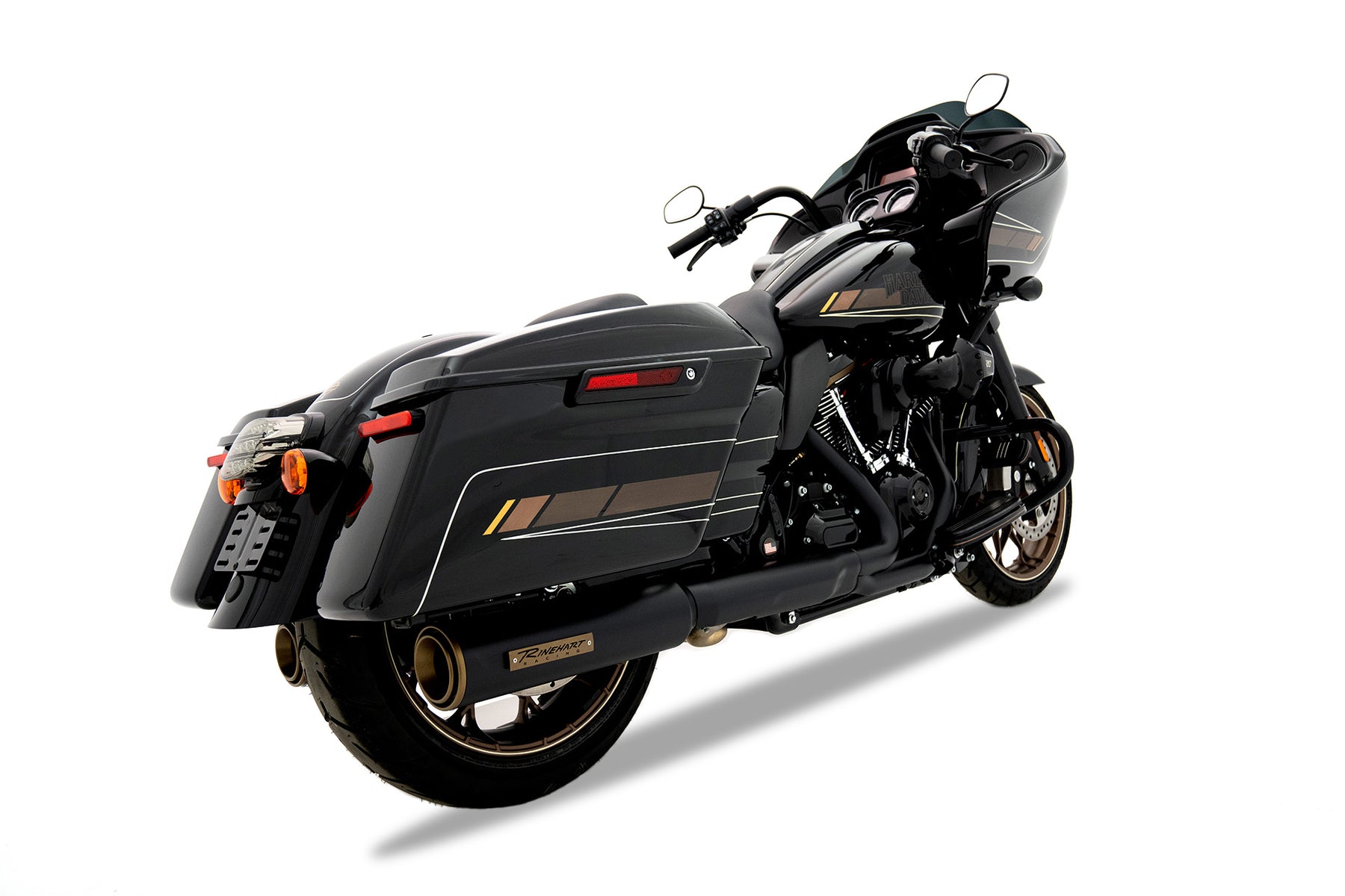 4.5" HP45 Slip-On Muffler For Harley Touring – Rinehart Racing